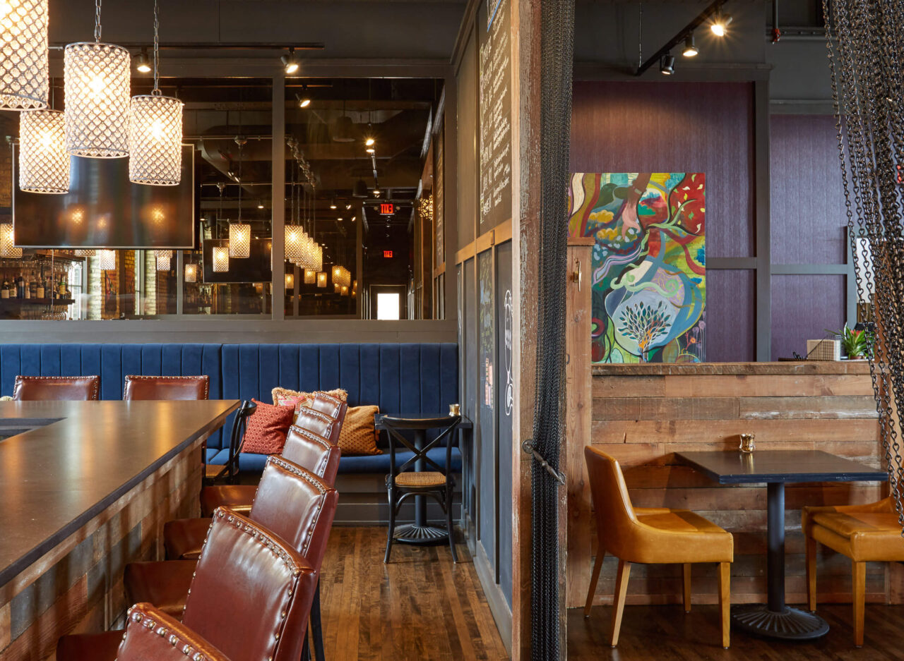Kindred Restaurant | Peabody's Interiors